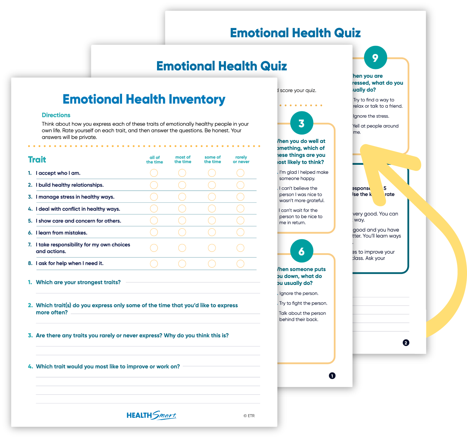 ETR | Download Our Emotional Health Activity Worksheets